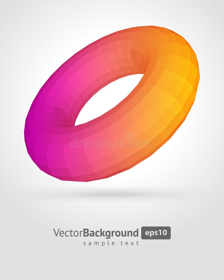 Geometry Doughnut Stock Illustrations – 65 Geometry Doughnut Stock ...