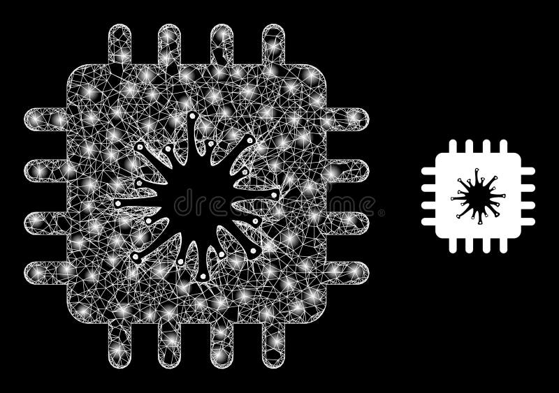 Infected Chip Twice Firework Salute Stock Vector - Illustration of ...