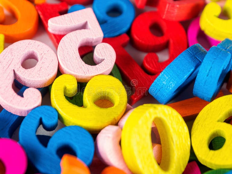 Bright Numbers on a Neutral Background, Creating an Eye-catching Visual ...