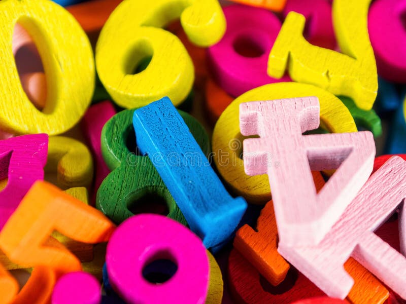 Bright Numbers on a Neutral Background, Creating an Eye-catching Visual ...