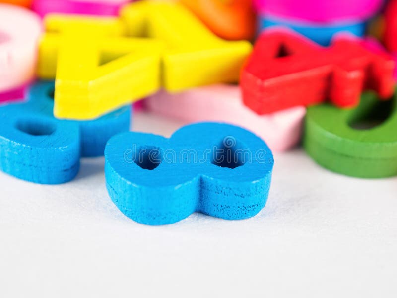 Bright Numbers on a Neutral Background, Creating an Eye-catching Visual ...