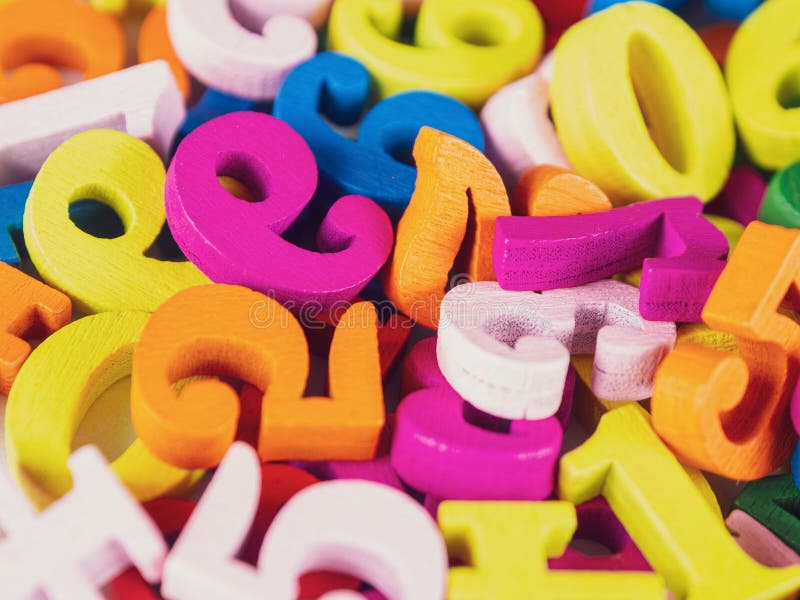 Bright Numbers on a Neutral Background, Creating an Eye-catching Visual ...