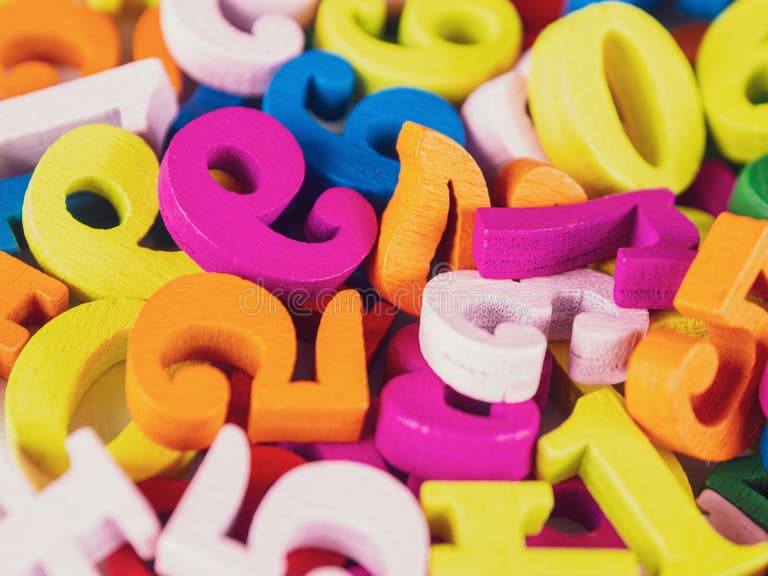 Bright Numbers on a Neutral Background, Creating an Eye-catching Visual ...