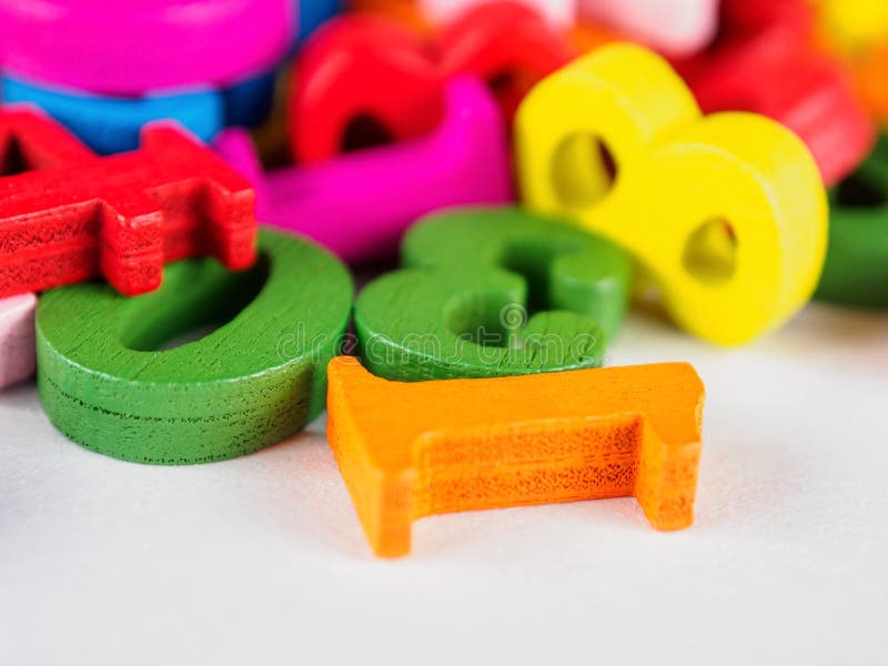 Bright Numbers on a Neutral Background, Creating an Eye-catching Visual ...