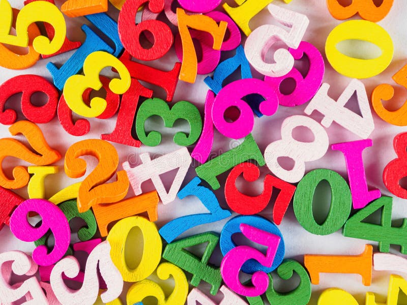 Bright Numbers on a Neutral Background, Creating an Eye-catching Visual ...