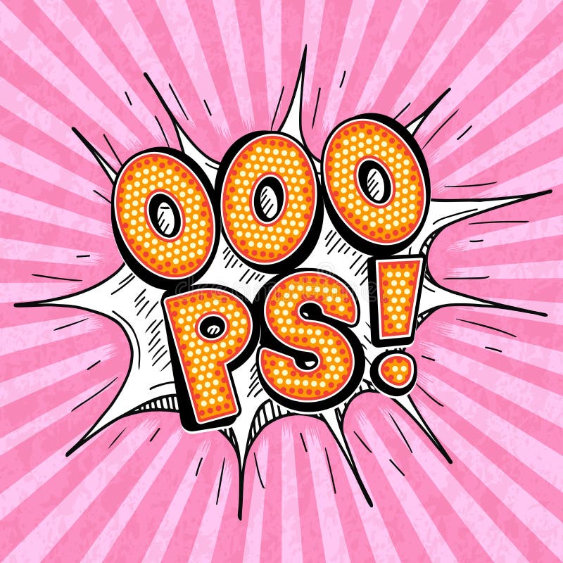 Ooops Popart Stock Illustrations – 15 Ooops Popart Stock Illustrations ...