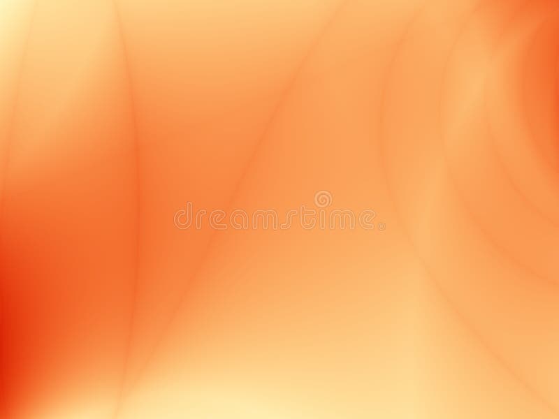 Bright Orange Abstract Art Header Design Stock Illustration ...