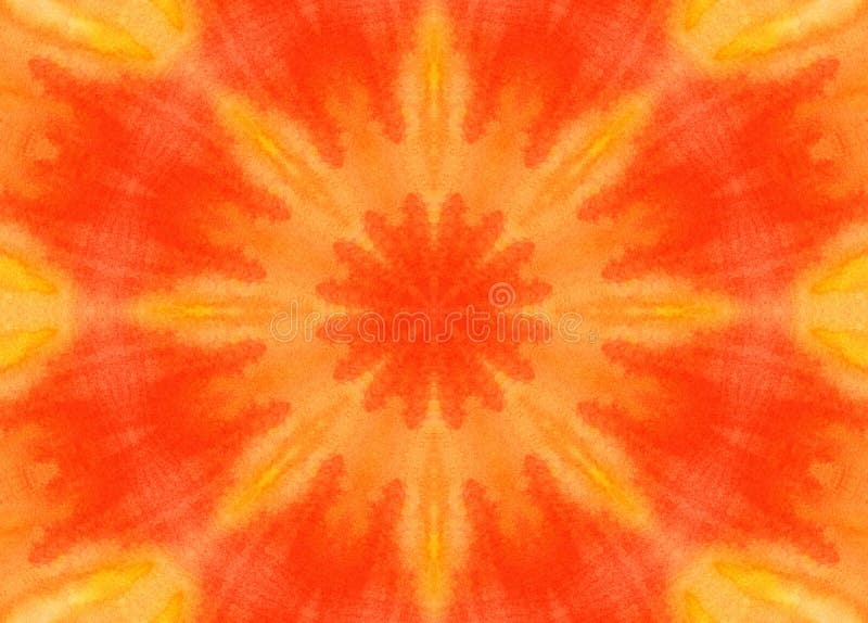 Bright Orange Abstract Soft Watercolor Pattern Stock Illustration ...
