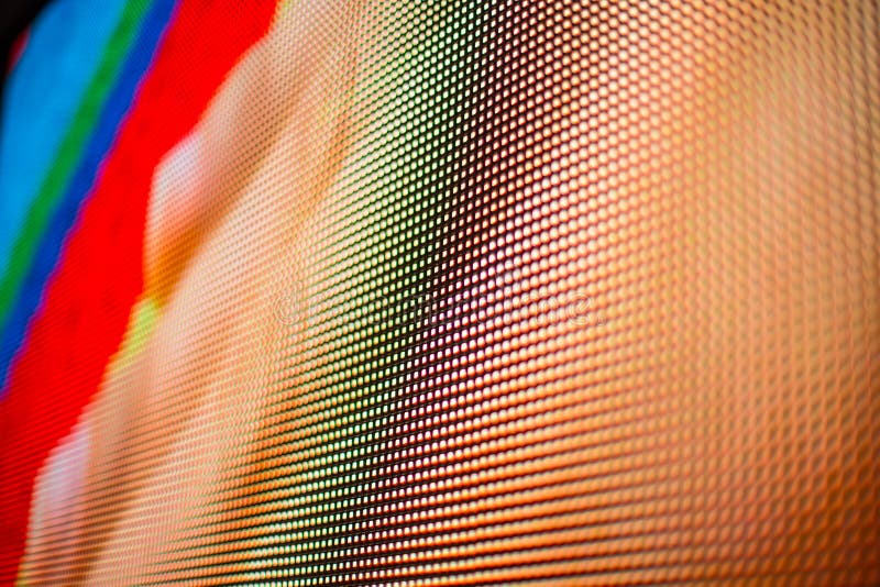 Bright Orange Blue Colored Led Smd Screen Stock Photos - Free & Royalty ...