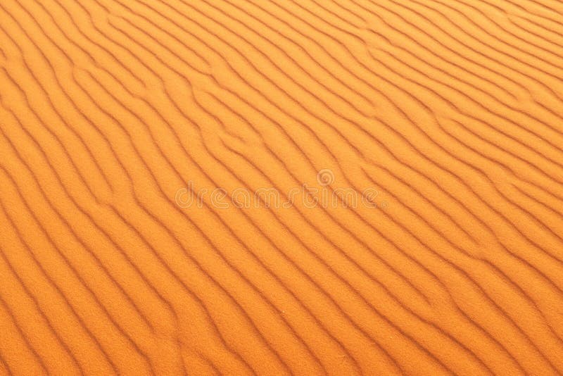 Bright Orange Desert Sand Ripples for Warm Background and Summer ...