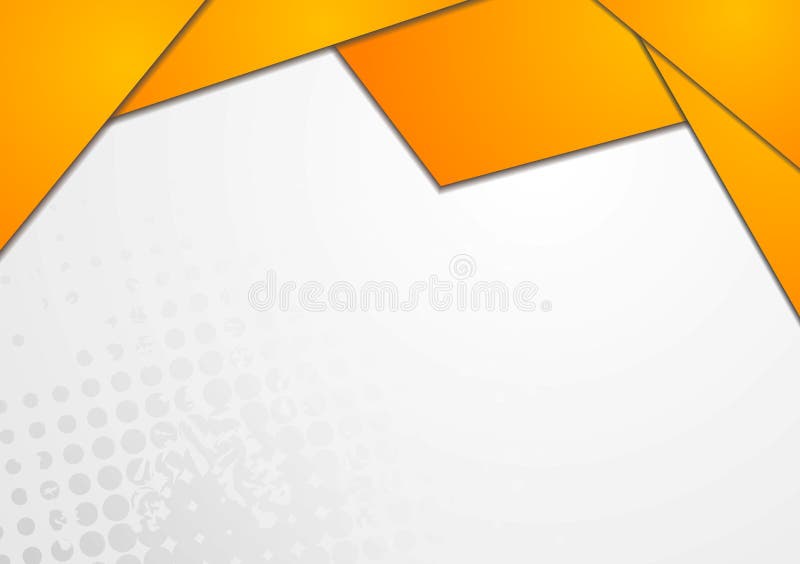 Bright orange design stock vector. Illustration of orange - 35276041