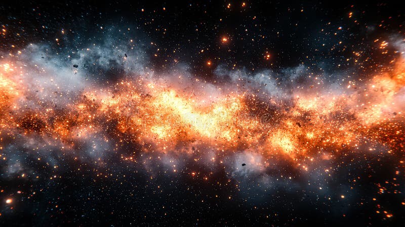 Purple Sky Lot Fire Stars Stock Photos - Free & Royalty-Free Stock ...