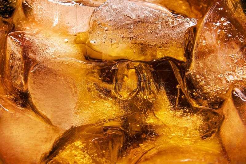 Bright orange ice close up stock photo. Image of orange - 210324956