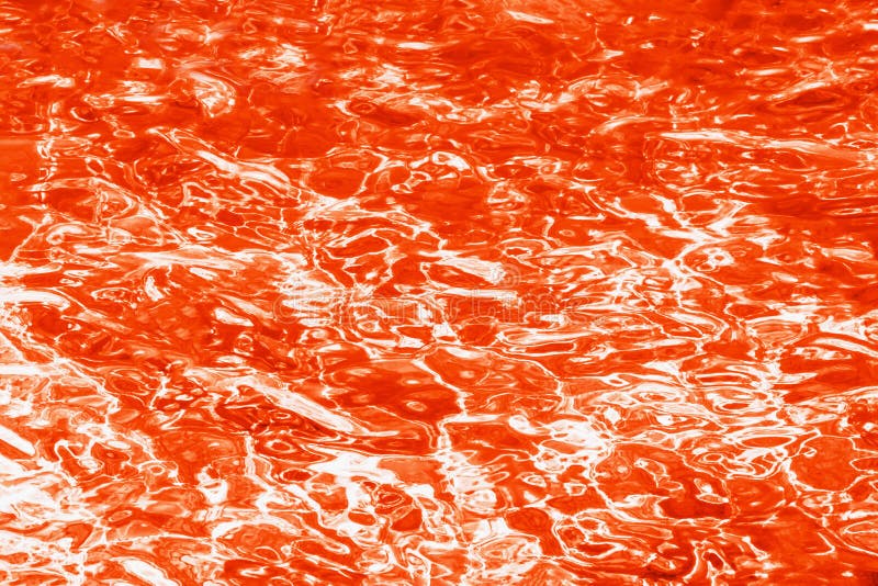 Bright Orange Lush Lava Background. Water Pattern, Abstract Background ...