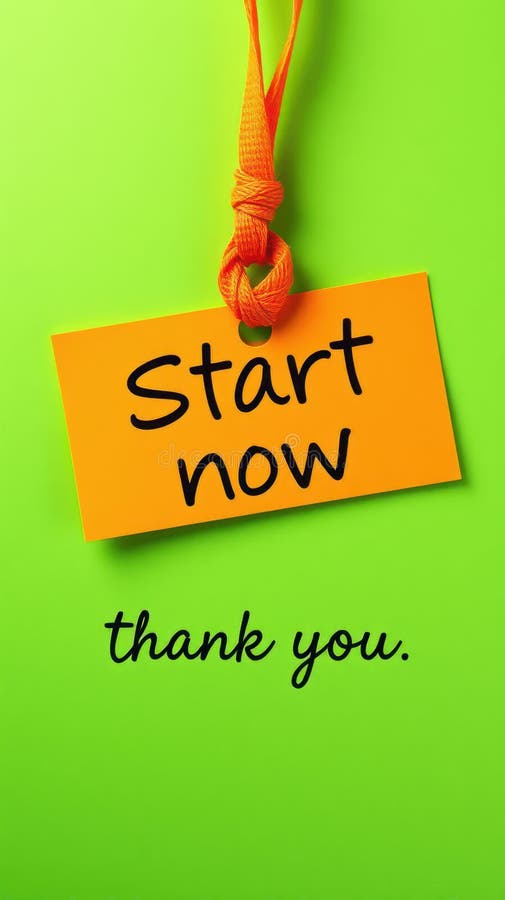 Bright Orange Note Urges Immediate Action with Appreciation Message ...