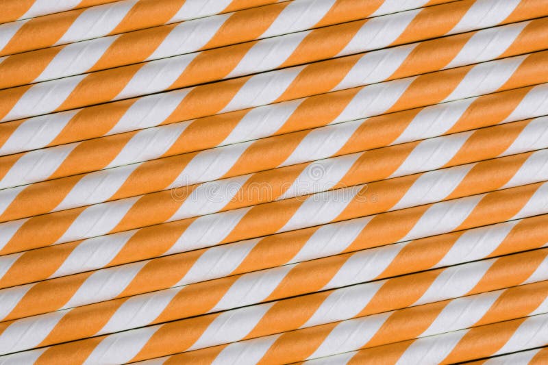 Bright Orange Paper Straw Background Stock Photo - Image of holiday ...