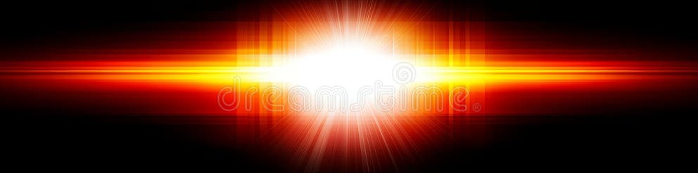 Bright Orange and Red Light Rays Burst Background Abstract Design Stock ...