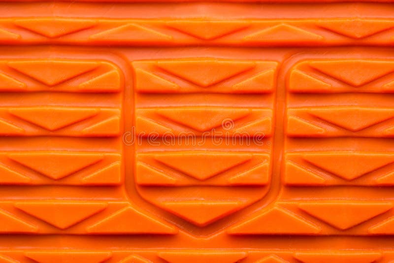 Bright Orange Rubber Textured Shoe Tread Surface Stock Image - Image of ...