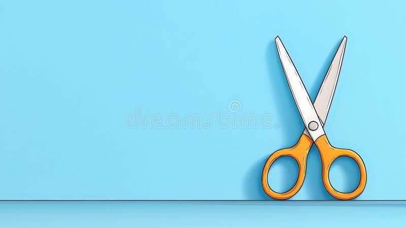 Bright Orange Scissors Stock Illustrations – 861 Bright Orange Scissors ...