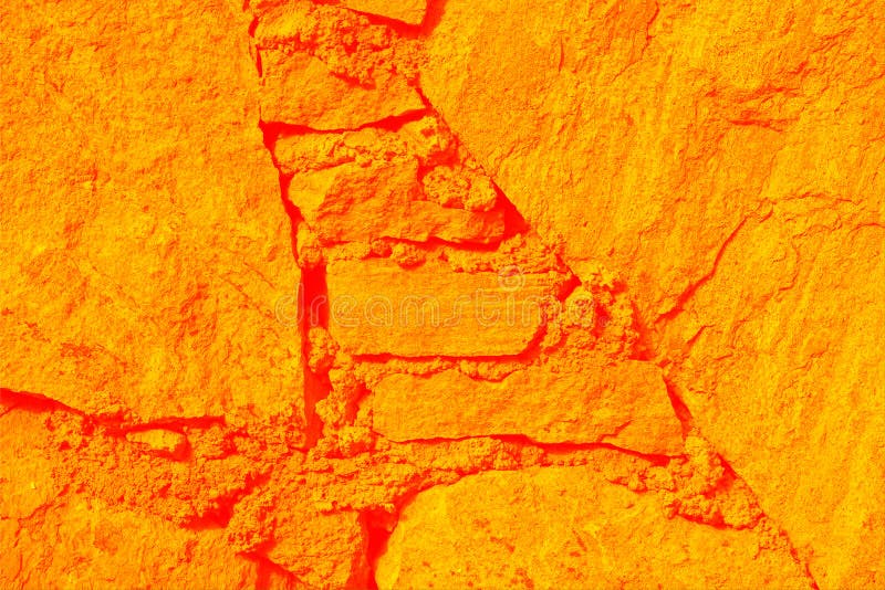 Bright Orange Stone Background Stock Photo - Image of natural, retro ...