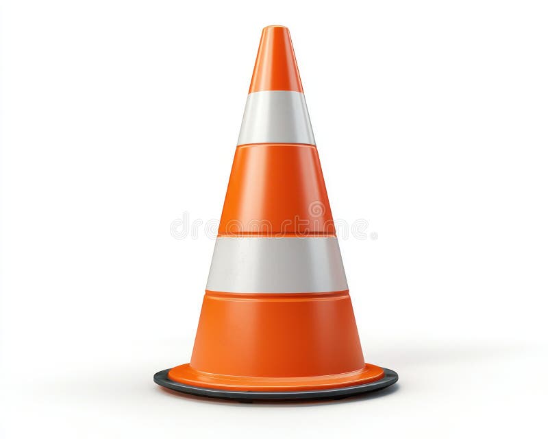 Single Prominent Traffic Cone Stock Illustrations – 3 Single Prominent ...