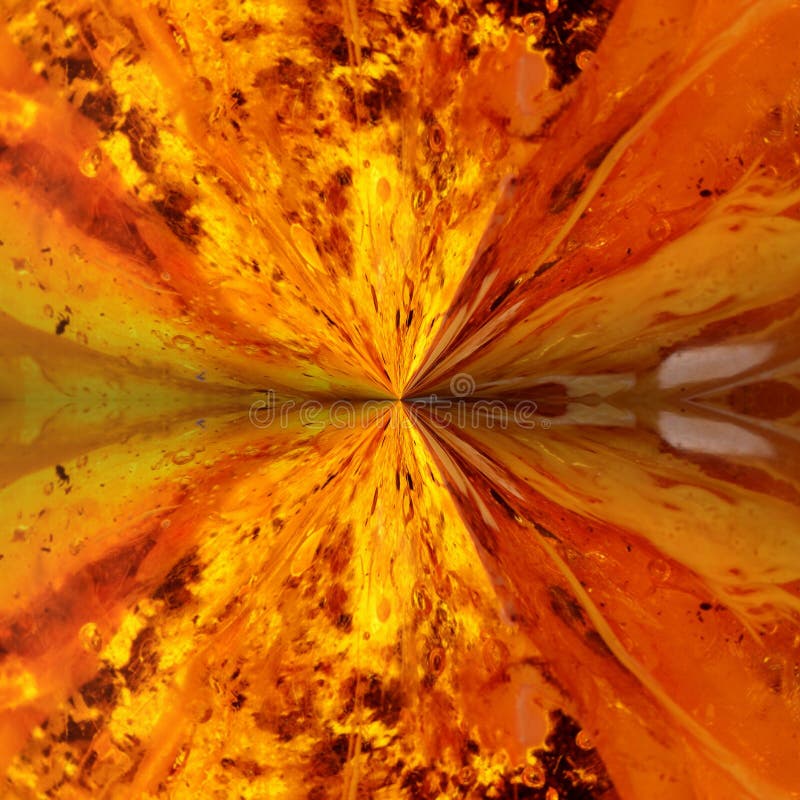 Bright Orange Yellow Fire Abstract Background Stock Illustration ...