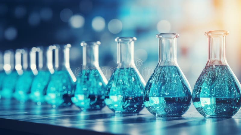 A Bright and Organized Laboratory Setting with a Diverse Group of ...