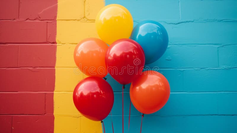 Bright, Oversized Balloons Pop Against a Clean, Colorful Canvas ...