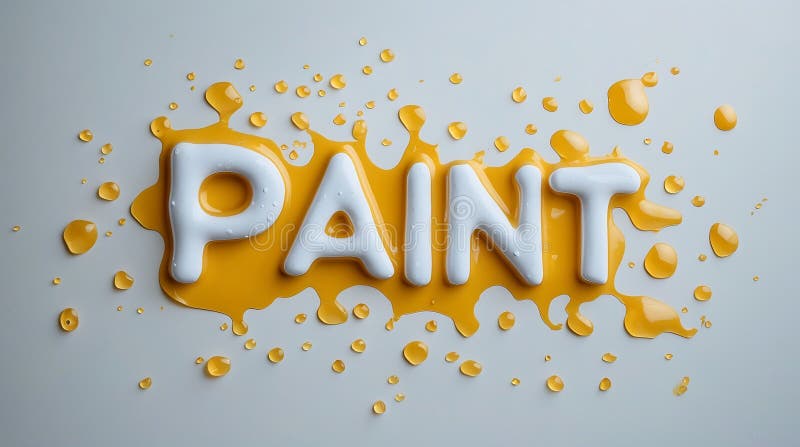 Bright Paint Splatters Create a Bold Statement on a Neutral Canvas ...