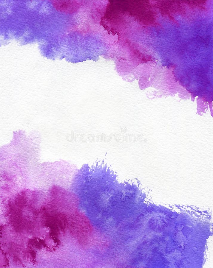 Bright Painted Watercolor Texture. Hand Drawn Background with Text ...
