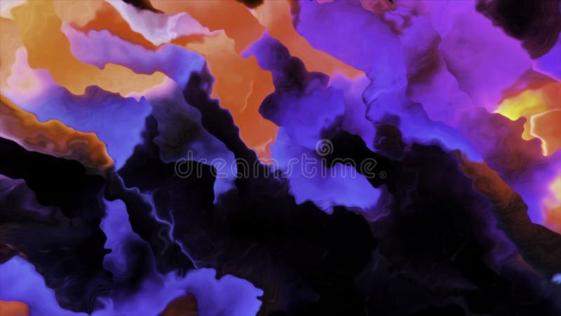 A Bright Palette of Colors. Motion. Colored Paint in Animation Creates ...