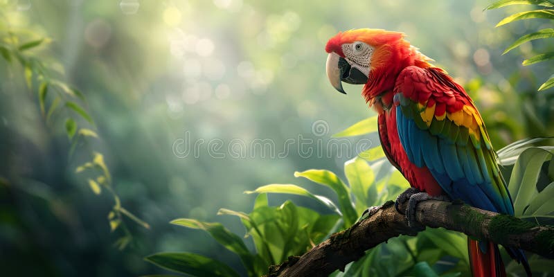 Bright Ara Parrot Flying. Colored, Bird. Stock Image - Image of beak ...