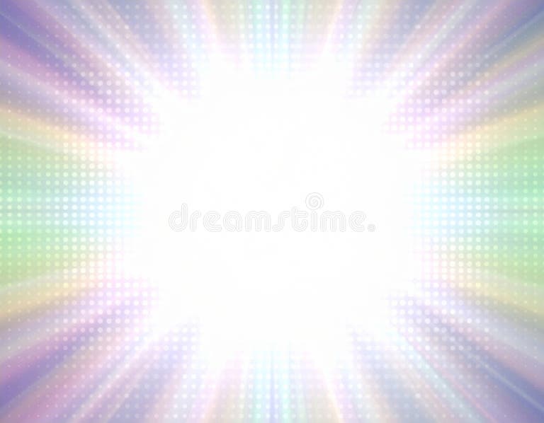Bright Pastel Light Burst Background Design Stock Illustration ...