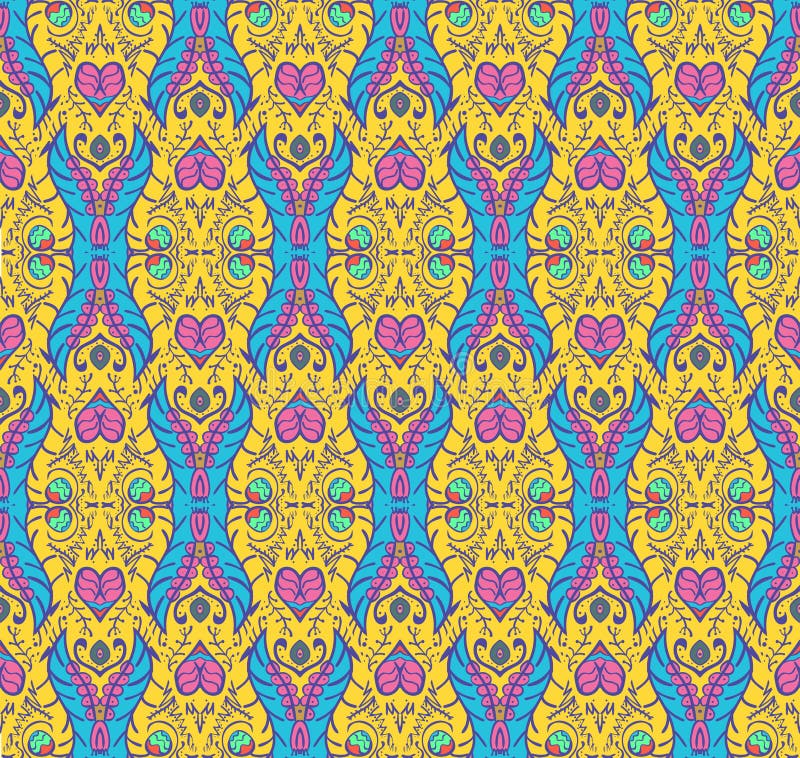 Bright Pattern in Bright Colors Stock Vector - Illustration of bright ...