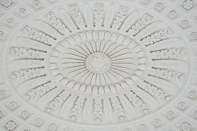 Bright Pattern Molding on the Ceiling, Background Texture Stock Image ...