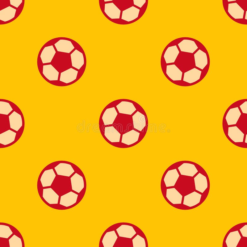 Pattern of Soccer Balls in Hand Draw Style for Print and Design. Vector ...