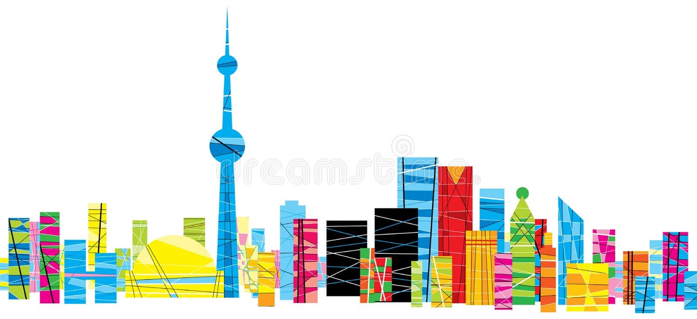 Cartoon Toronto City Skyline Stock Illustrations – 152 Cartoon Toronto ...