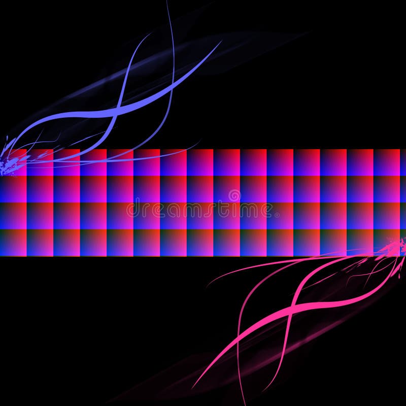 Bright Pink Blue Abstract Background Stock Illustration - Illustration ...