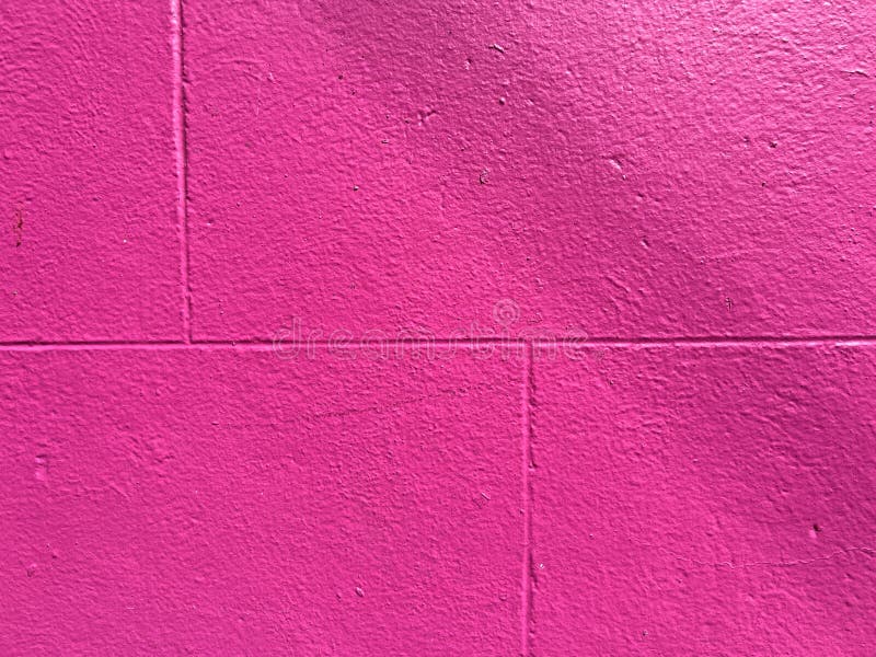 Bright Pink Brick Wall Texture Background in Oaxaca, Mexico Stock Photo ...