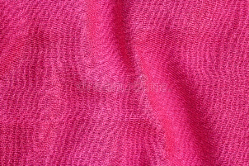 Bright Pink Fabric with a Smooth Texture and Fine Weave. Stock ...