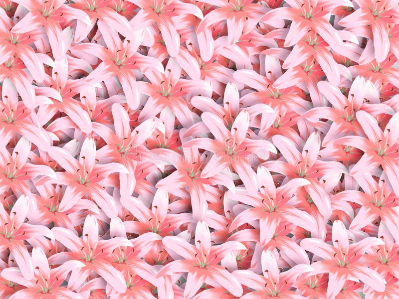 Pretty Pink Floral Pattern stock illustration. Illustration of creative ...