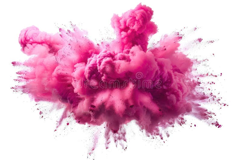 White Paint Explosion Splash Abstract Background. Milk Cloud, Dust ...