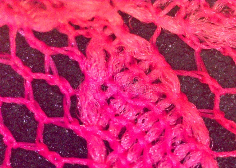 Bright Pink Pattern, Fragment of Fabric, Textile. Image Under the ...