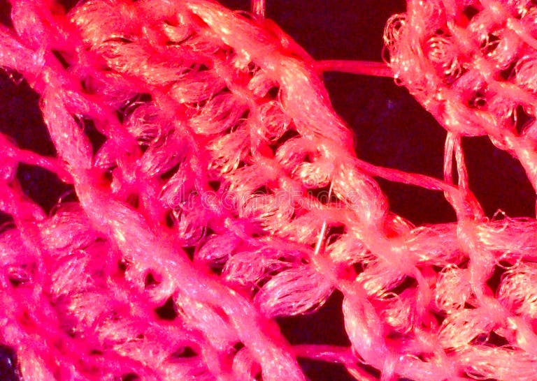 Bright Pink Pattern, Fragment of Fabric, Textile. Image Under the ...