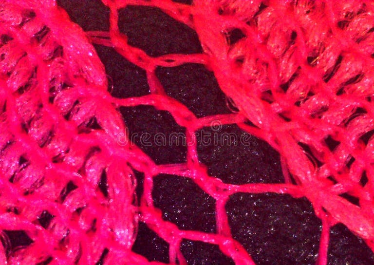 Bright Pink Pattern, Fragment of Fabric, Textile. Image Under the ...