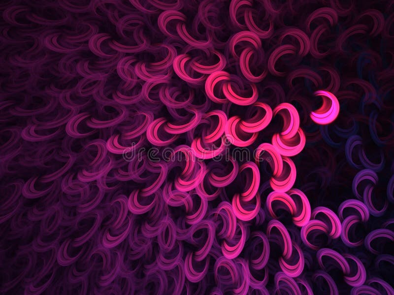 Bright Pink Rings Abstract Background Stock Illustration - Illustration ...