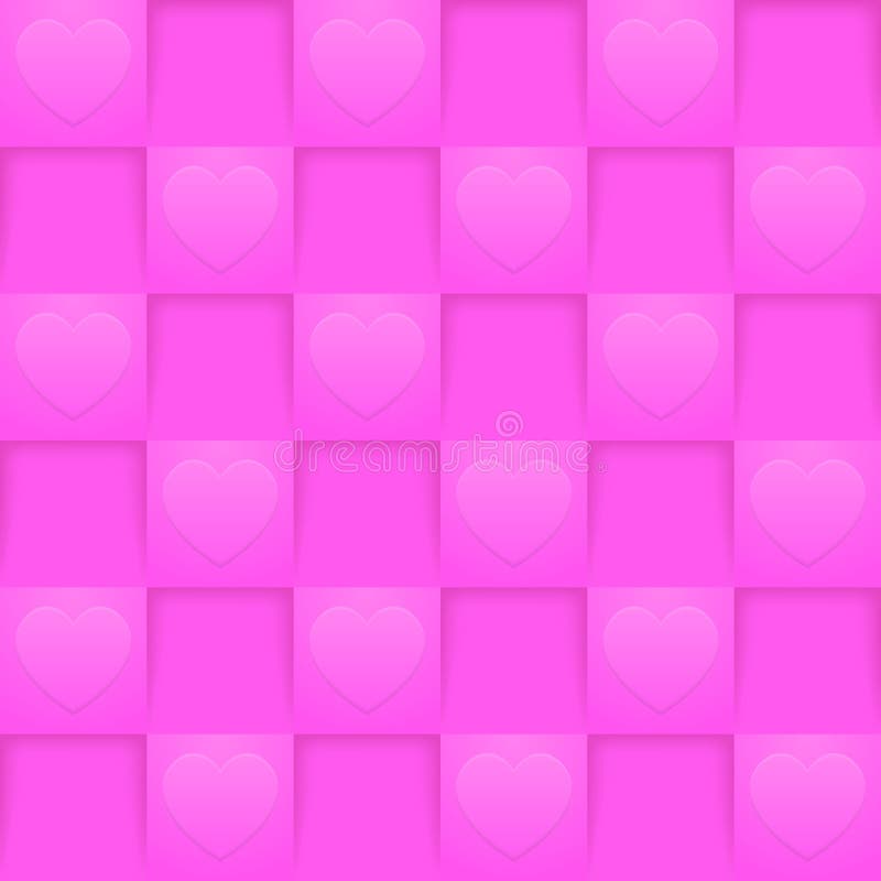 Bright Pink Romantic Pattern Stock Vector - Illustration of romance ...