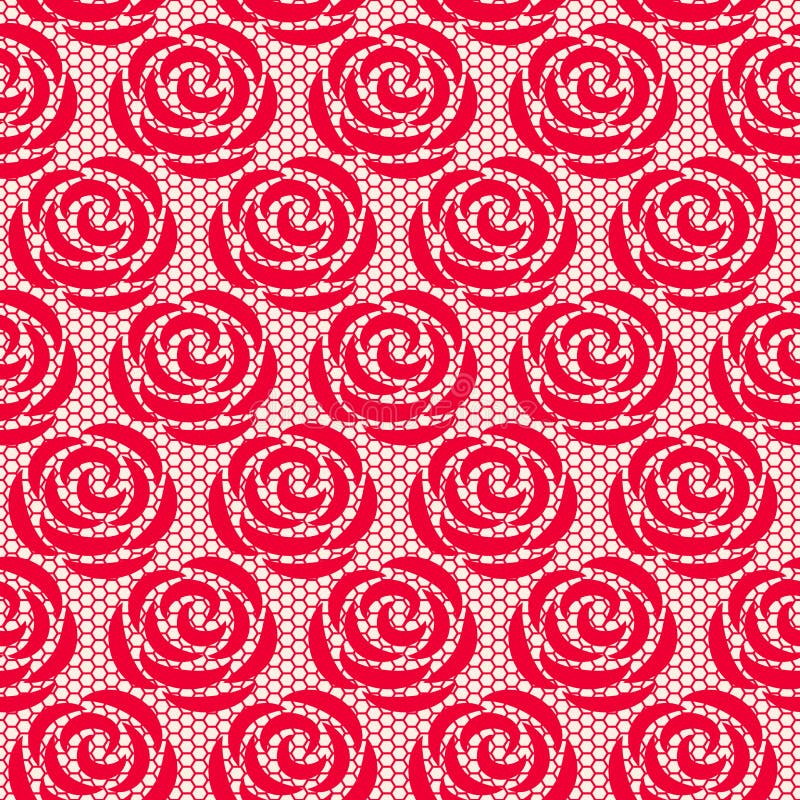 Rose Lace Vector by Hand Drawing. Stock Vector - Illustration of ...