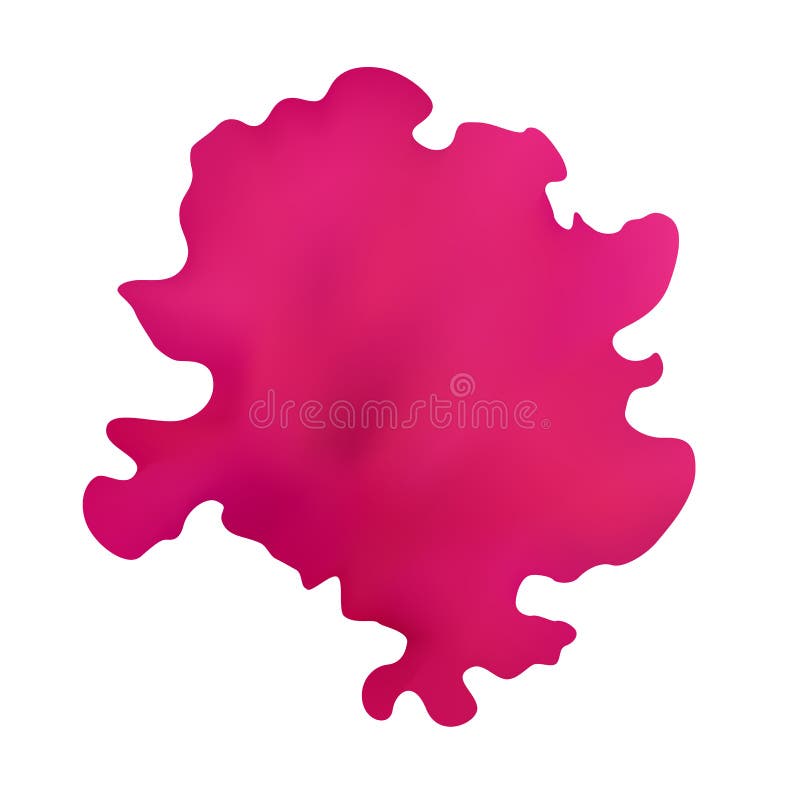 Bright pink stain. stock vector. Illustration of gradient - 156535445