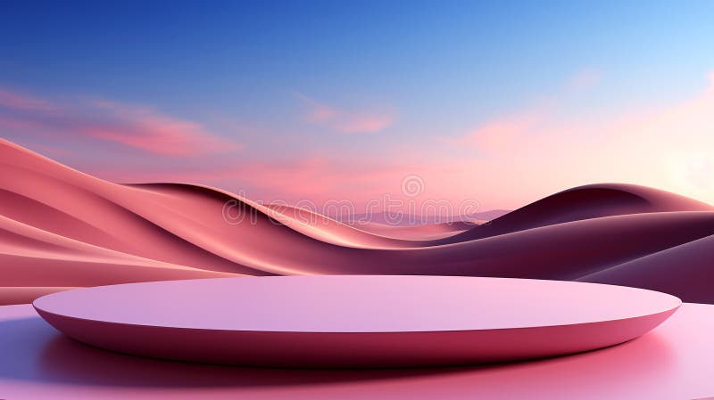 Bright Pink Trendy Artistic Background Stock Illustration ...